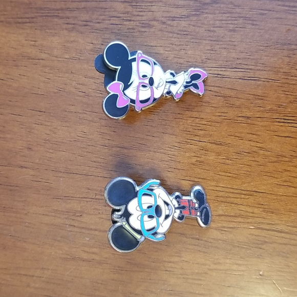 Disney | Other | Disney Trading Pins Minnie Mickey Nerds And Tinkerbell ...